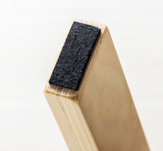 丸椅子（6脚セット・クッション・布・木製脚・スツール・スタッキング・おしゃれ・ブラック）EEX-CH83BKX6 | 激安通販のイーサプライ