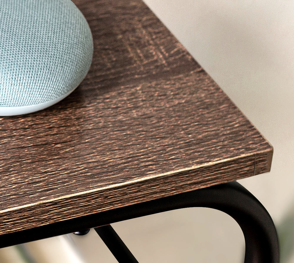 スリムラック（木目調・オープン・シェルフ・スチール製・4段・幅40cm・高さ120cm・おしゃれ・収納棚）EEX-DKSH02 | 激安通販のイーサプライ