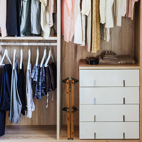 2段踏み台（脚立・ステップ・折りたたみ・収納・インテリア・木目・ブラウン・おすすめ） EEX-KYA5V