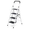 脚立（おしゃれ・3段・ステップ・折りたたみ・収納・インテリア・踏み台・シンプル・ホワイト） | 激安通販のイーサプライ EEX-KYA3WH