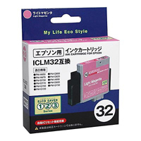 【わけあり超特価品】エプソン ICLM32互換インクカートリッジ（ライトマゼンタ）【ICチップ付き】 OME-32LMA | 激安通販のイーサプライ